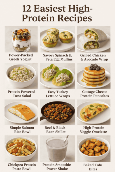 12 Easiest High Protein Recipes - Recipes Walay