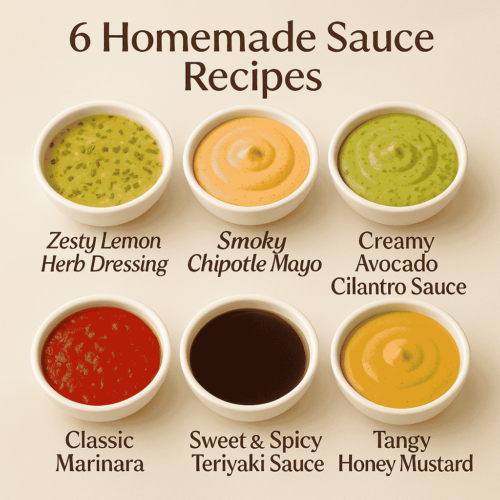 6 Homemade Sauce Recipes - Recipes Walay